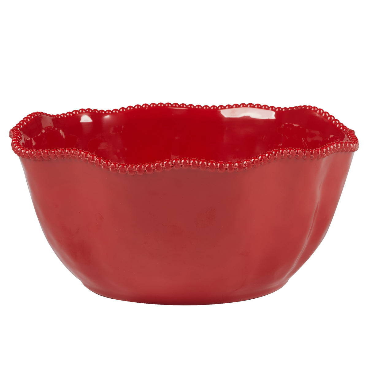 Certified International CI 31727 PERLETTE RED MELAMINE DEEP BOWL 11" x ...