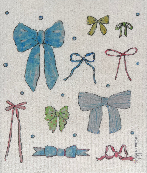 wet-it! Swedish Treasures WI PW-22 Pippa Dainty Bows Swedish Cloth ...