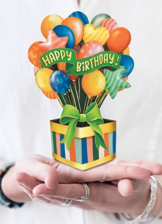 Freshcut Paper FP 7436 Mini Birthday Balloon – Piper Lillies Gift Shoppe