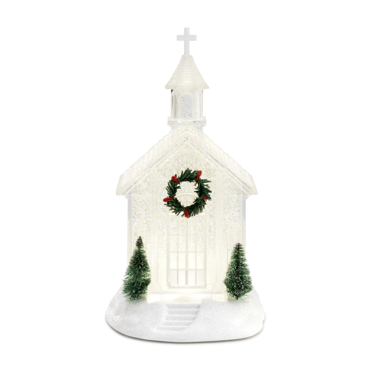 Demdaco 2020210235 Lit Crystal Church Figure – Piper Lillies Gift Shoppe