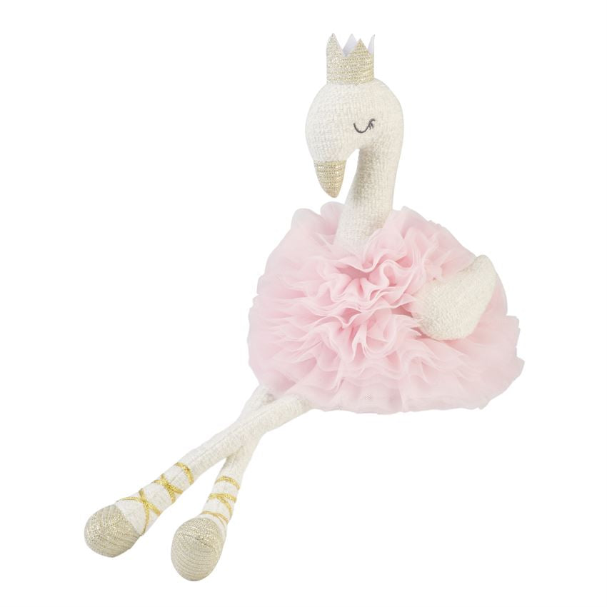 Mud Pie MP 12110001 Pink Swan Plush – Piper Lillies Gift Shoppe